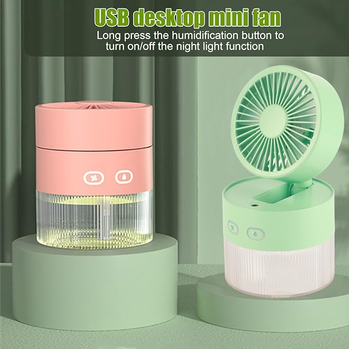 Mini Desk Misting Fan – flyingcarts