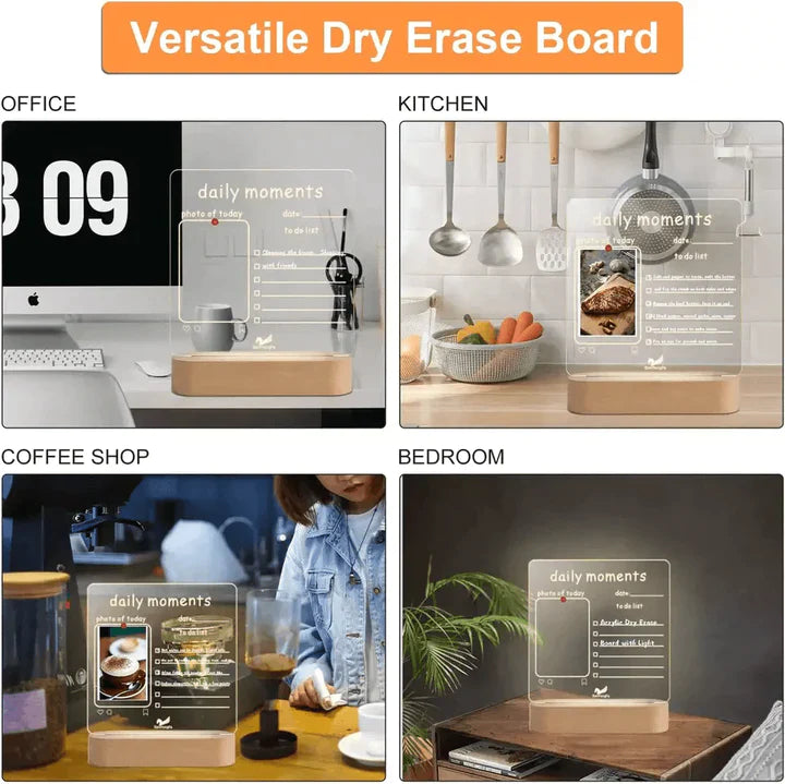 3D ACRYLIC WRITING BOARD WITH PEN – flyingcarts