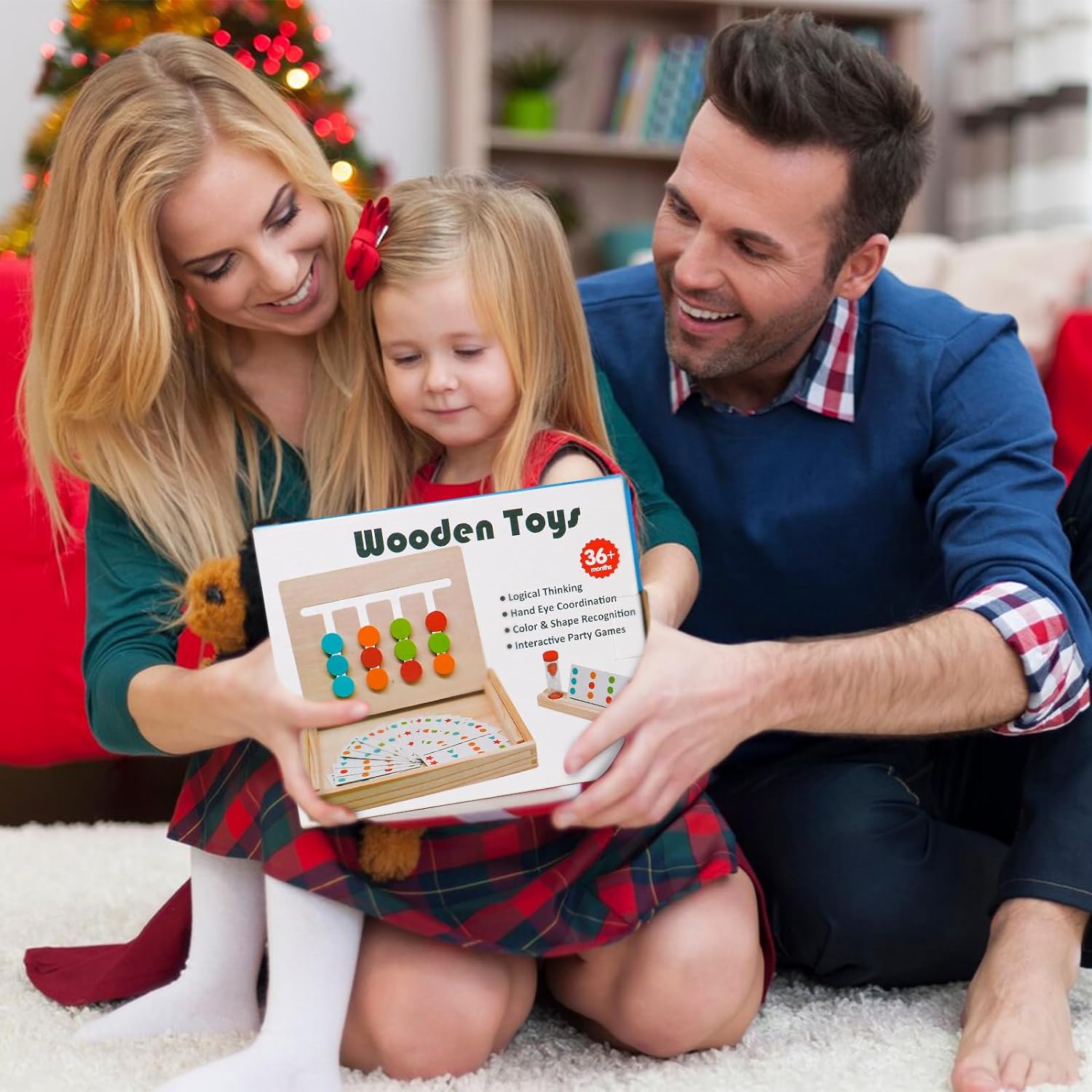 Wooden Four Color Game For kids – flyingcarts