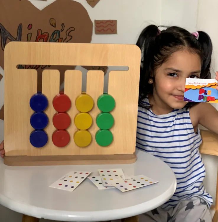 Wooden Four Color Game For kids – flyingcarts